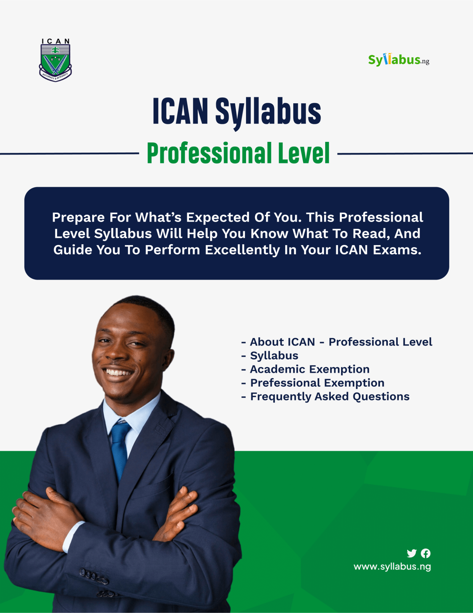 ICAN Professional Level Syllabus | Download PDF For Free - SyllabusNG