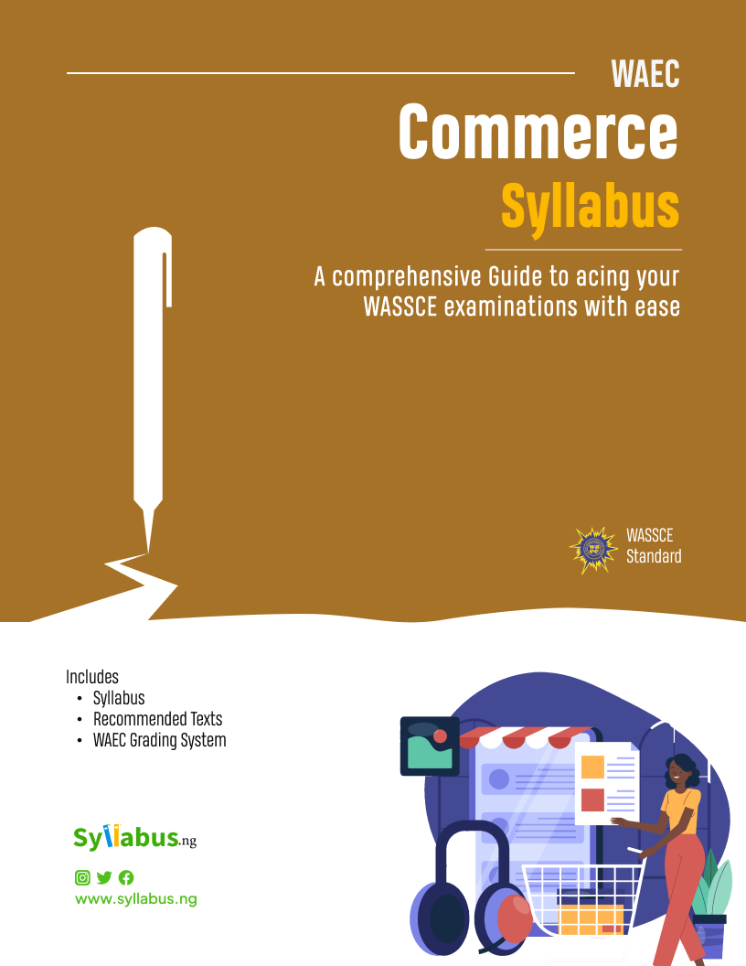 DownloadWAEC Commerce Syllabus 2025| SSCE&GCE PDF Free - SyllabusNG