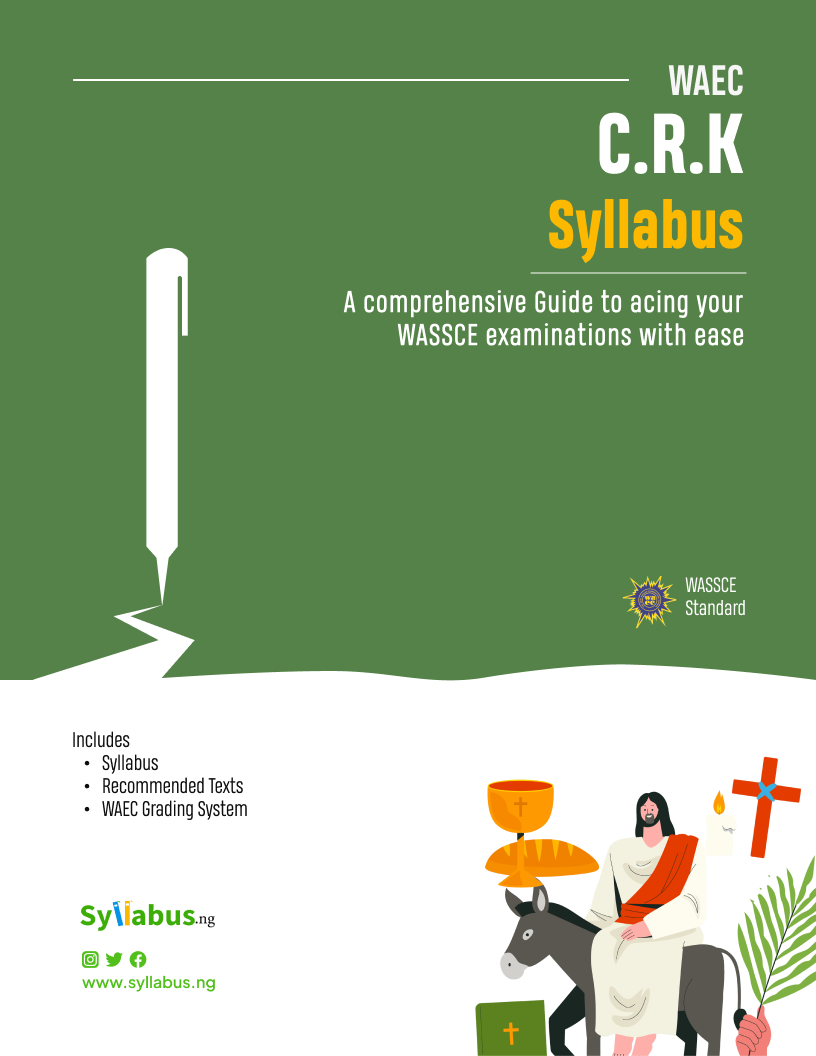 WACE Christian Religious Studies Syllabus 2025|SSCE&GCE PDF