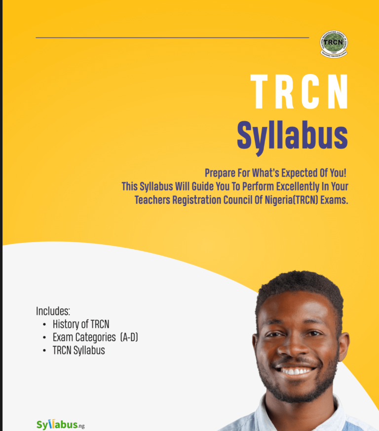 TRCN Exam: Syllabus, Registration + Other Information - SyllabusNG