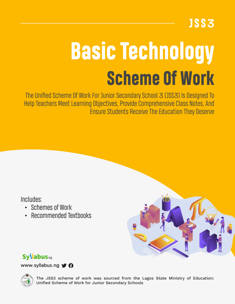 JSS3 Basic Technology Scheme of Work-PDF|1st, 2nd & 3rd Term | - SyllabusNG