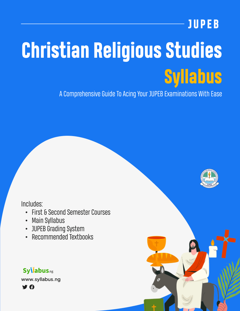 JUPEB Christian Religious Studies (CRS) Syllabus 2025/2026 | Download ...