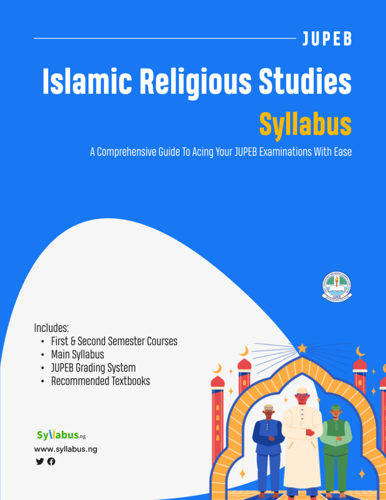 JUPEB Islamic Studies Syllabus 2025/2026| Download PDF - SyllabusNG
