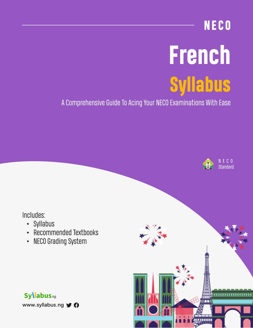 NECO French Syllabus 2025| Download PDF - SyllabusNG
