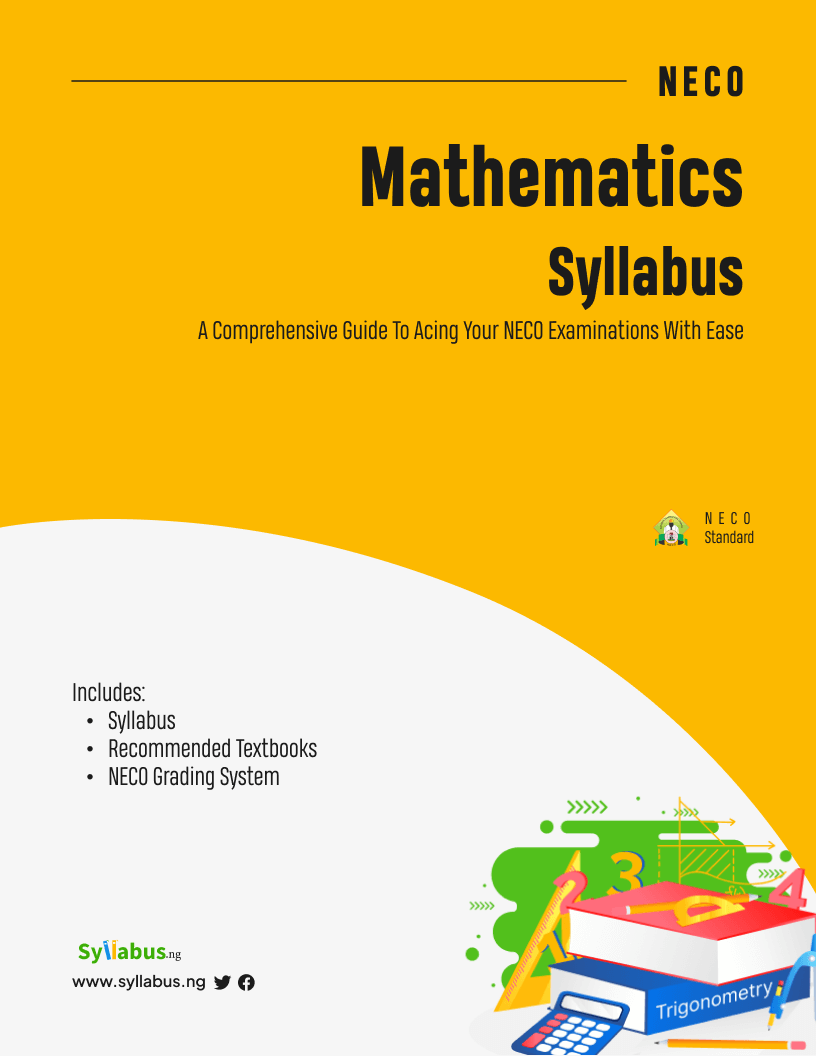 NECO General Mathematics Syllabus 2025| Download PDF - SyllabusNG
