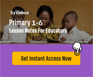 Primary 1 Scheme of Work for All Subject | Download Free PDF - SyllabusNG