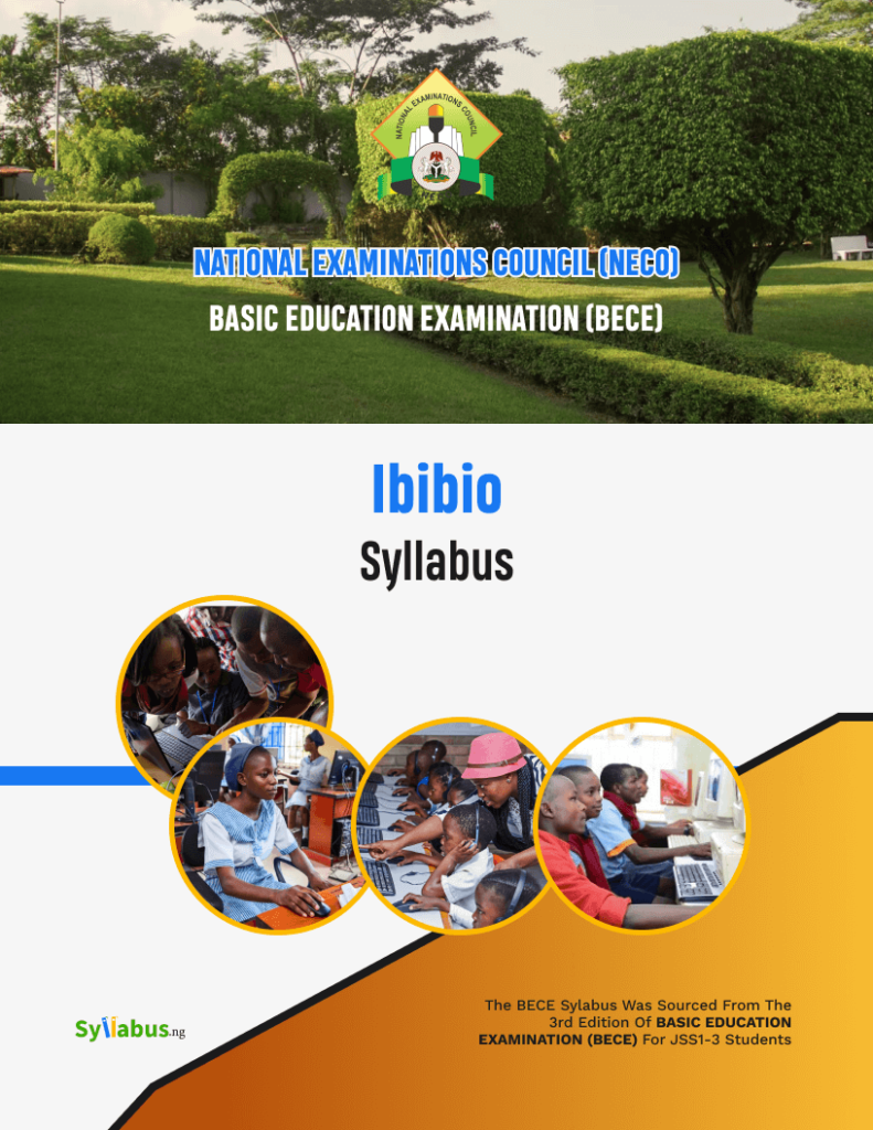 BECE/Junior WAEC Syllabus for Ibibio | Download Free PDF - SyllabusNG