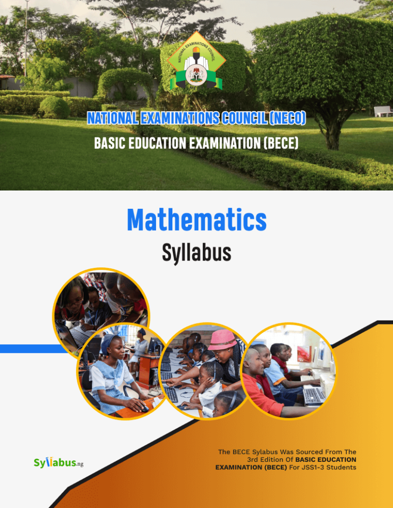 BECE/Junior WAEC Syllabus for Mathematics | Download Free PDF - SyllabusNG