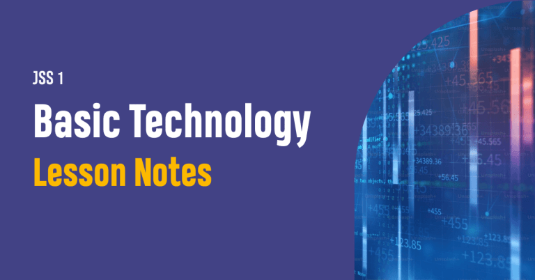 JSS1 Basic Technology Scheme of Work PDF| 1st, 2nd &3rd Term | - SyllabusNG