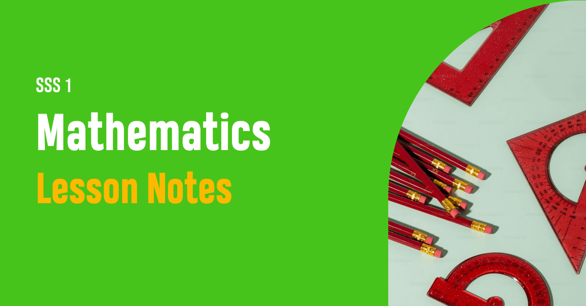 SS1 Mathematics Scheme of Work-PDF| 1st, 2nd &3rd Term |Get - SyllabusNG