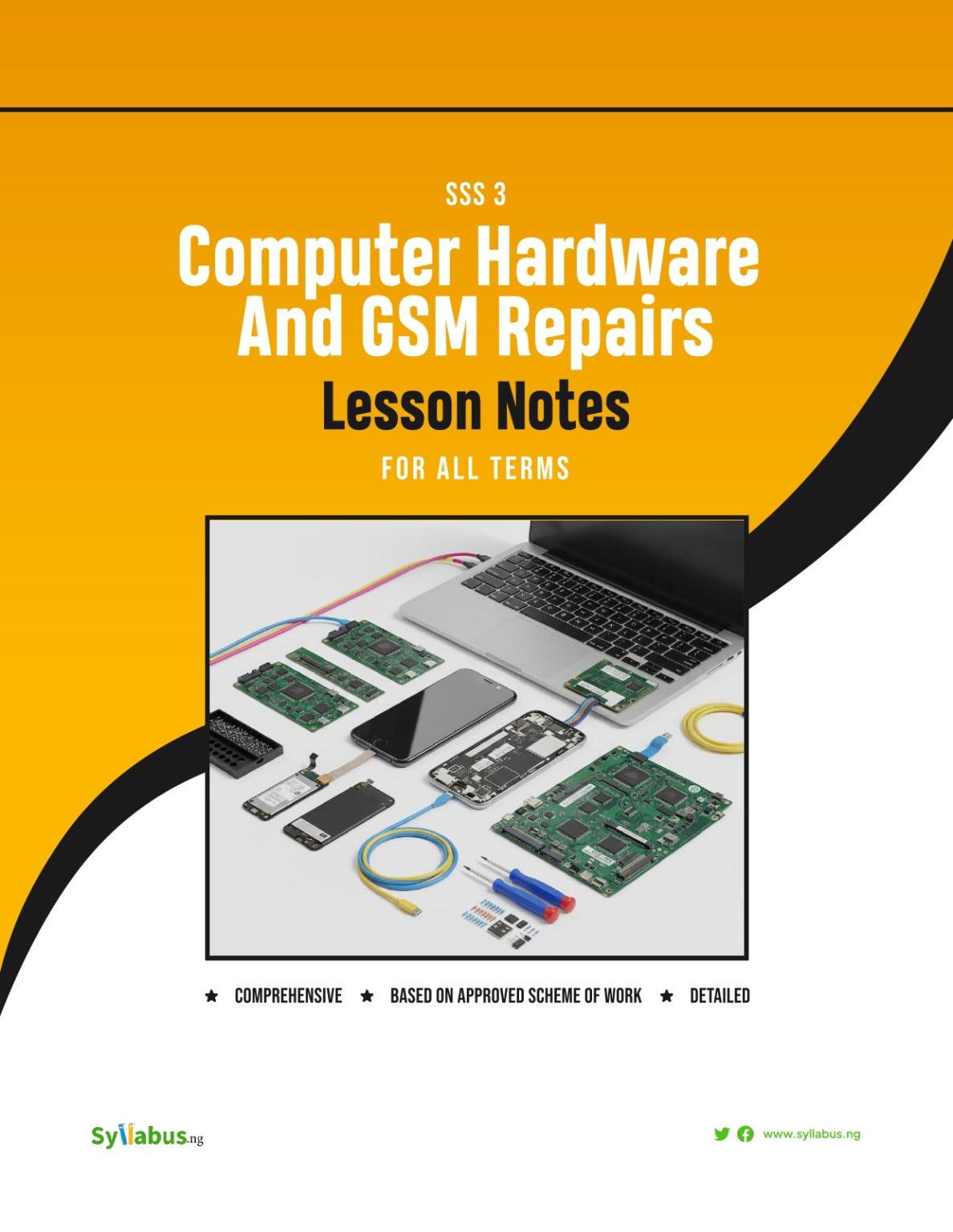 SSS3 Computer Hardware and GSM Repair Lesson Note - syllabus.ng