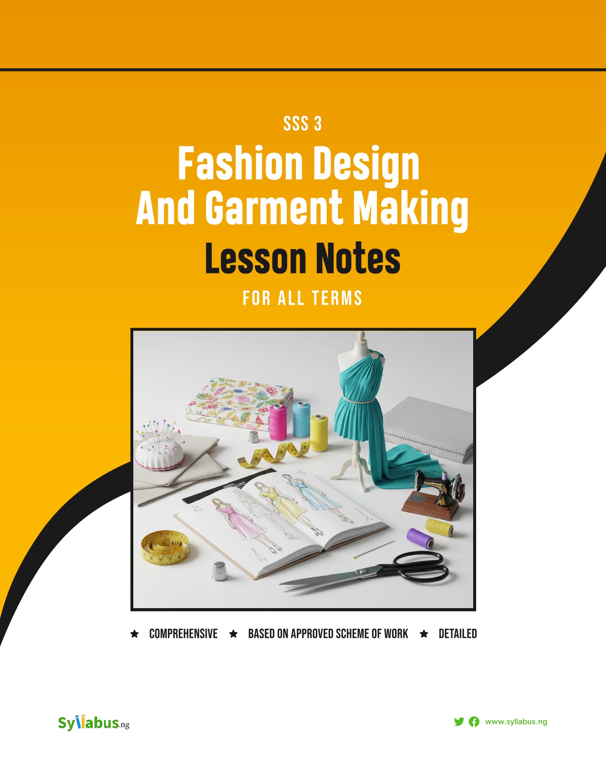 SS3 Fashion Design and Garment Making Lesson Notes - syllabus.ng